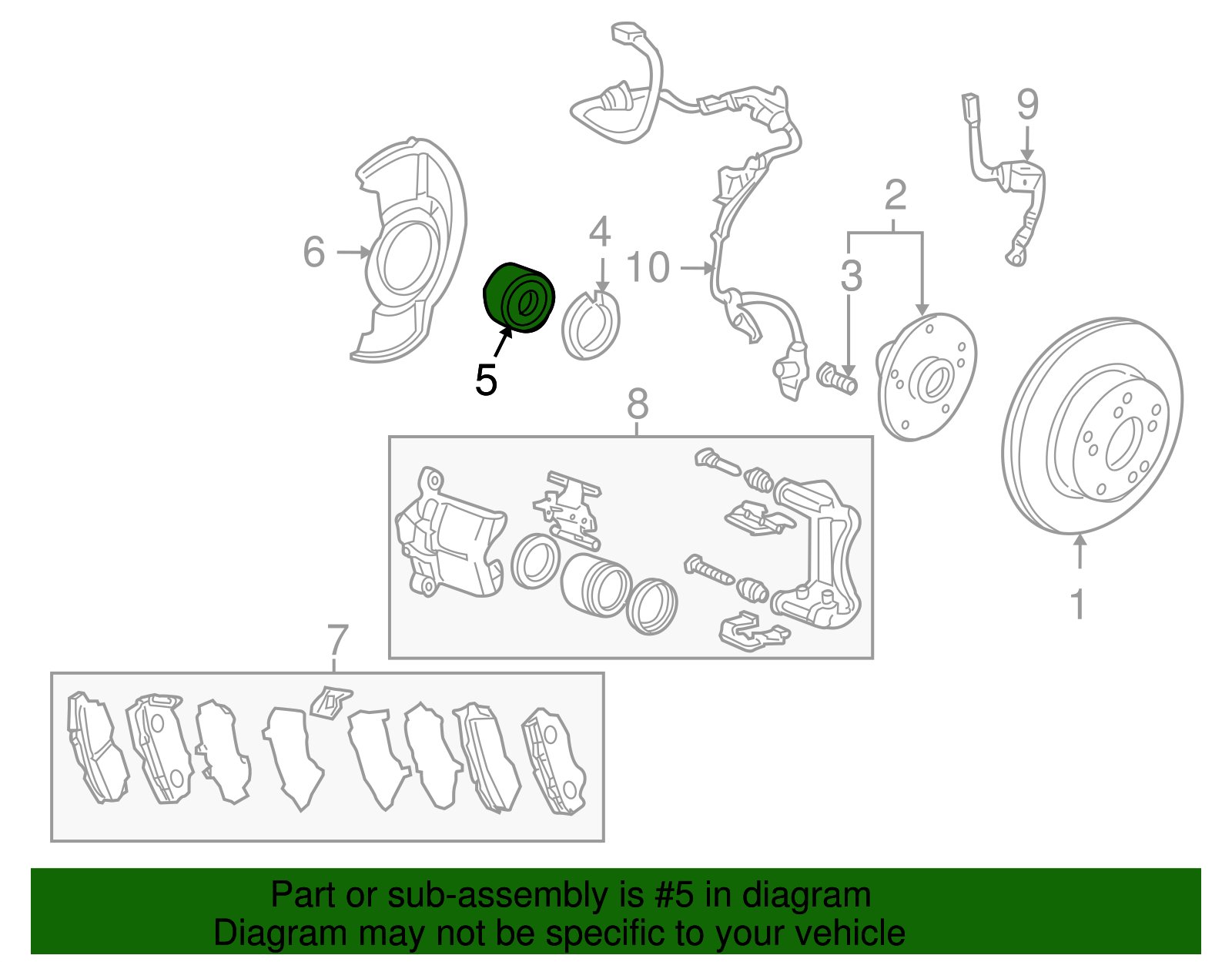 44300-TA0-A62 - Wheel Bearings 2008-2015 Honda | Honda Parts Online