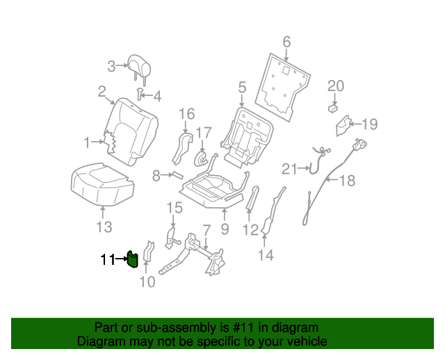 2009-2014 Nissan Murano Hinge Cover 88220-1AA1A | TascaParts.com