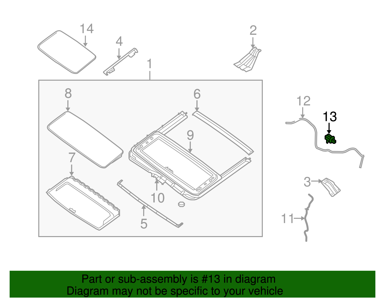 2004-2024 Nissan Drain Hose Clip 91361-8J000 | Melloy Nissan Parts