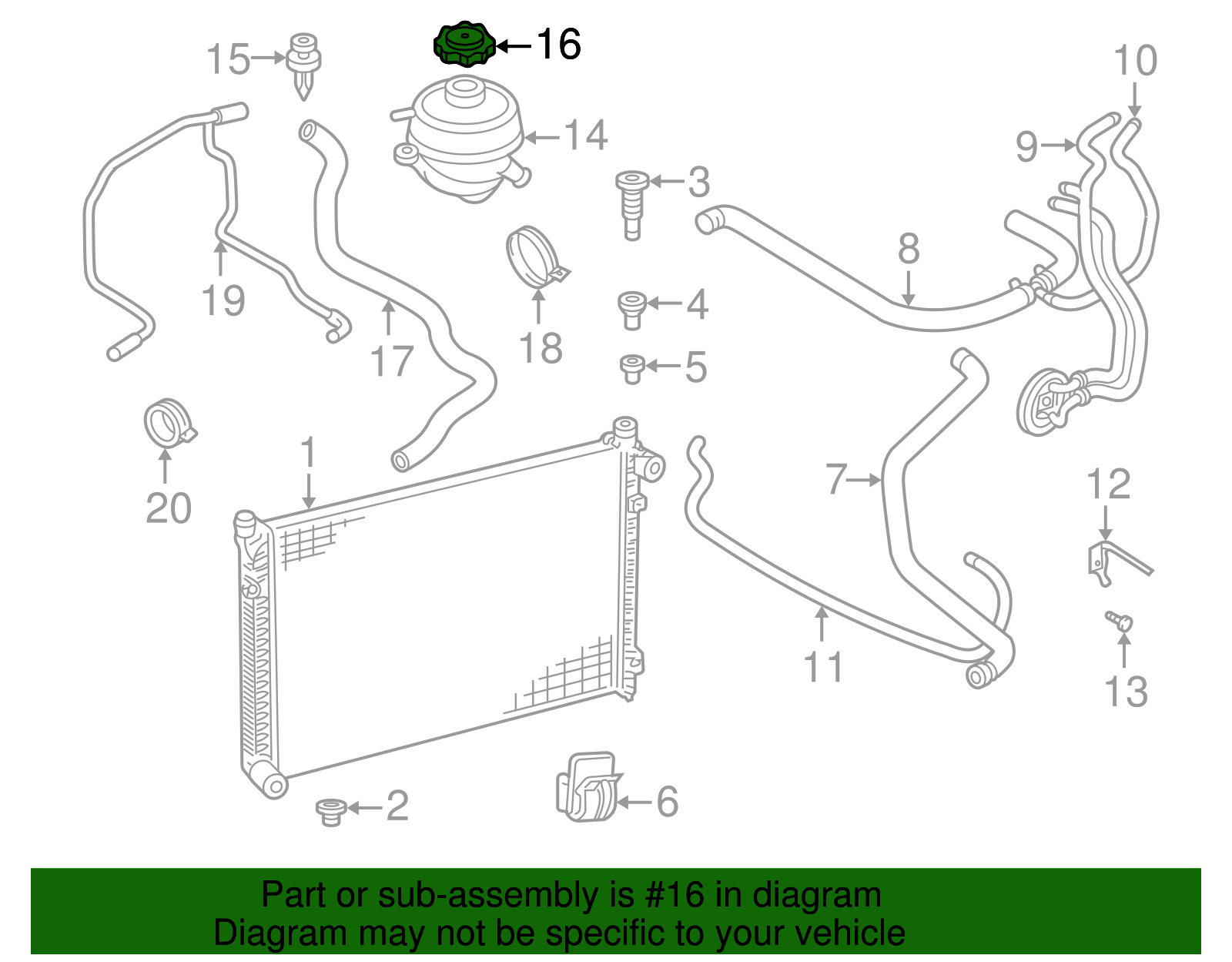 PCD500030 - Cap - 2003-2009 Land-Rover | Land Rover Lake Bluff