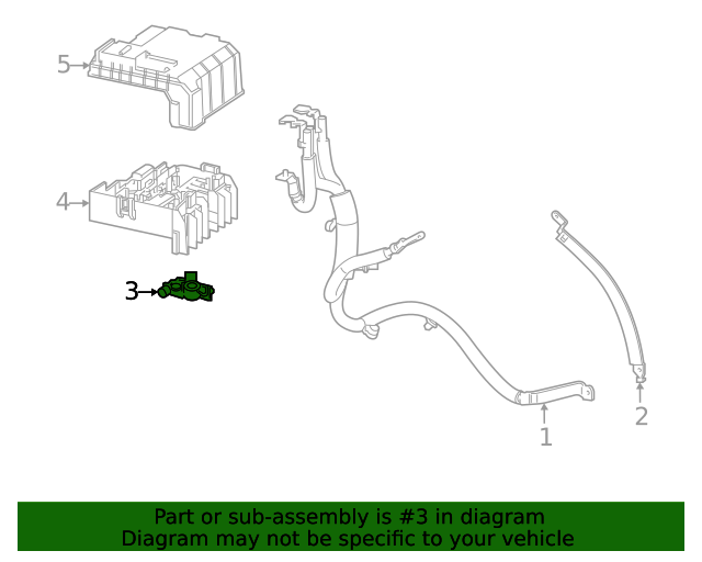 2021-2025 GM Battery Monitor Module 13542820 GM | GMPartsDirect.com