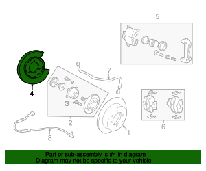 1999-2005 Hyundai Backing Plate 58252-38000 | OEM Parts Online