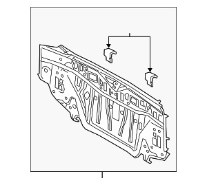 2023 Toyota Corolla Rear Body Panel 58307-12C10 | Toyota Parts Center