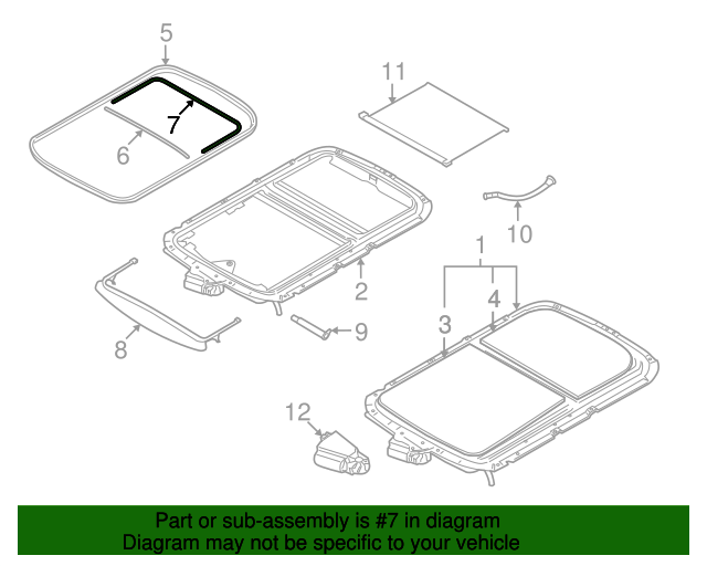 54-10-2-755-852 - Gasket, glass cover, rear 2007-2016 Mini | AutoNation ...
