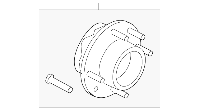 LC3Z-1104-D - Wheel Bearing And Hub Assembly 2020-2022 Ford F-350 Super ...