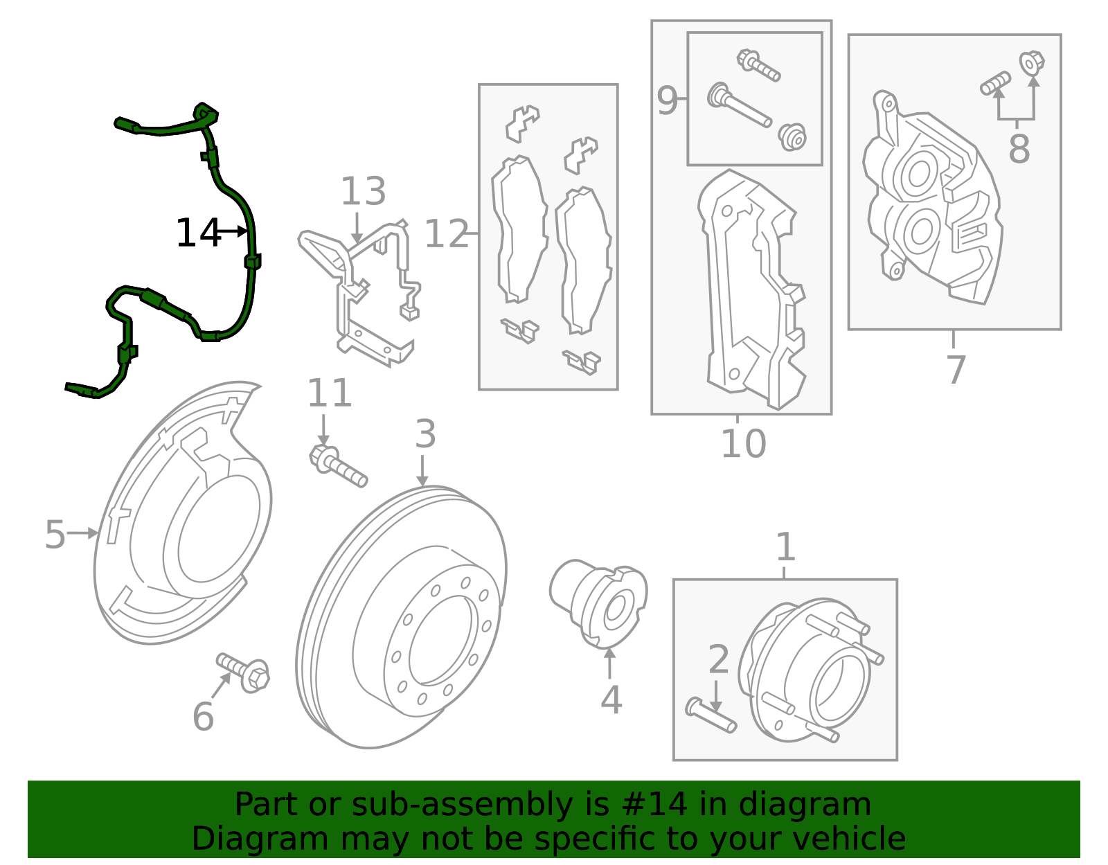 2017-2022 Ford Front Speed Sensor HC3Z-2C204-C | QuirkParts