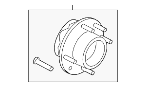 2020-2022 Ford Wheel Bearing And Hub Assembly LC3Z-1104-E | OEM Parts ...
