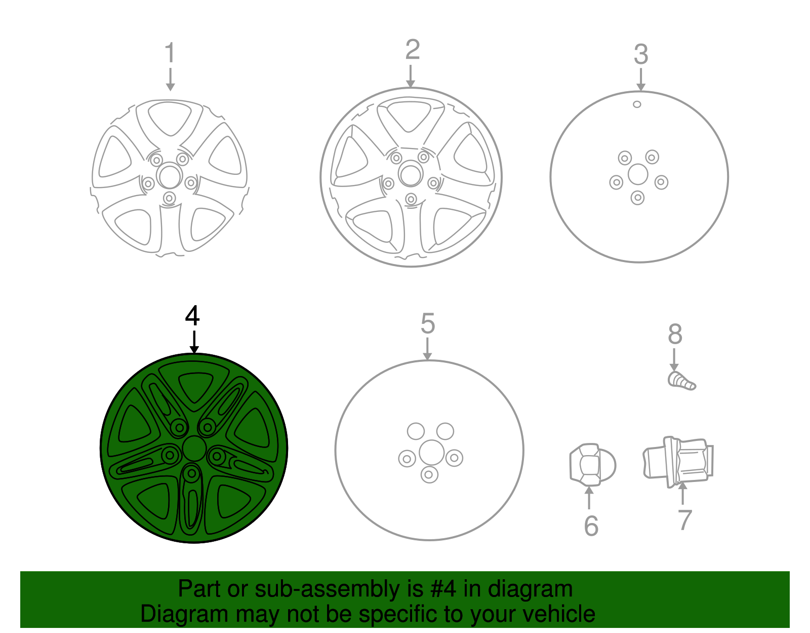 2004-2005 Toyota RAV4 Wheel, Alloy 42611-42142 | Retail Performance ...