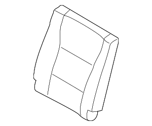 Cover Assembly Rear Seat Back NL3Z-1866600-CA | QuirkParts