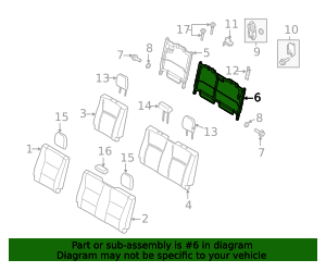 2019-2024 Ford Seat Back Frame JC3Z-18613A39-A | Miracle Ford Parts