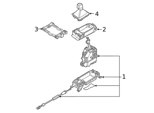 2018-2022 Volkswagen Tiguan Gear Shift Assembly 5QH-713-025-AG | OEM ...