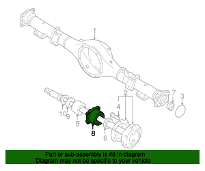 1997-2002 Mitsubishi Montero Sport Bearing Housing MB919124 ...