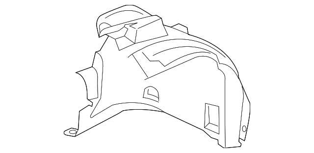 51717424907 - 2019-2022 BMW X5 Rear Fender Liner (51-71-7-424-907 ...