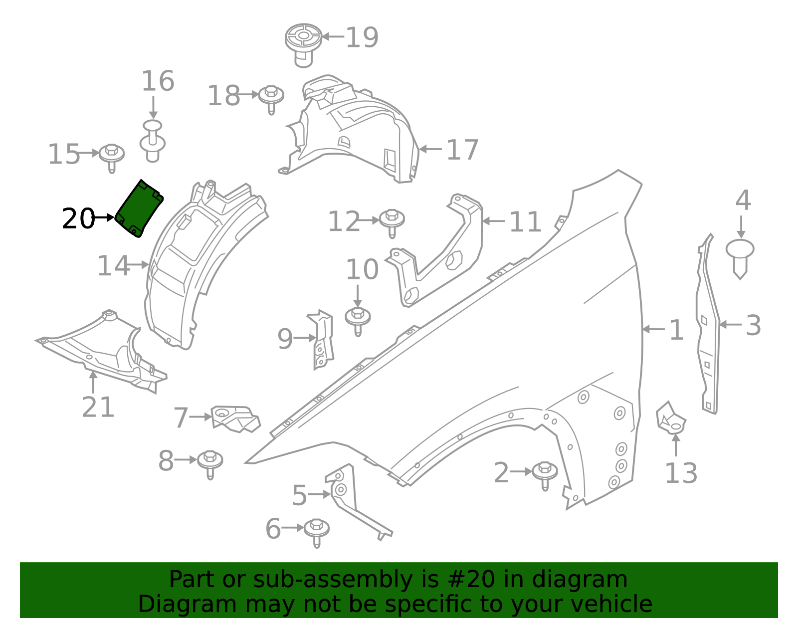 51-71-7-424-900 - Oil cooler cover, left 2019-2025 BMW | AutoNation Parts