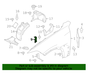 Genuine BMW 41-00-7-492-368 | Center Bracket | FREE Shipping on Most ...