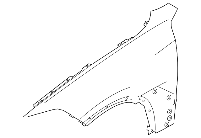 41007492363 - 2019-2025 BMW Fender Assembly (41-00-7-492-363) | BMW of ...