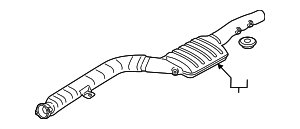 Genuine BMW 18-30-8-588-100 | Muffler & Pipe | FREE Shipping on Most ...