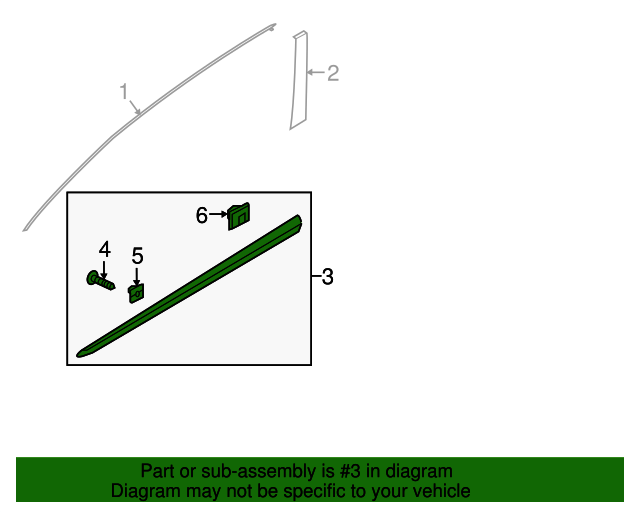 2018-2020 Kia Lower Molding - Passenger Side (RH) 87722-G5100 ...