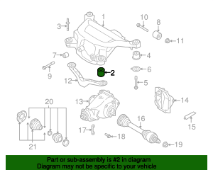 Genuine BMW 33-31-6-770-815 | Cross-Member Bushing | FREE Shipping on ...