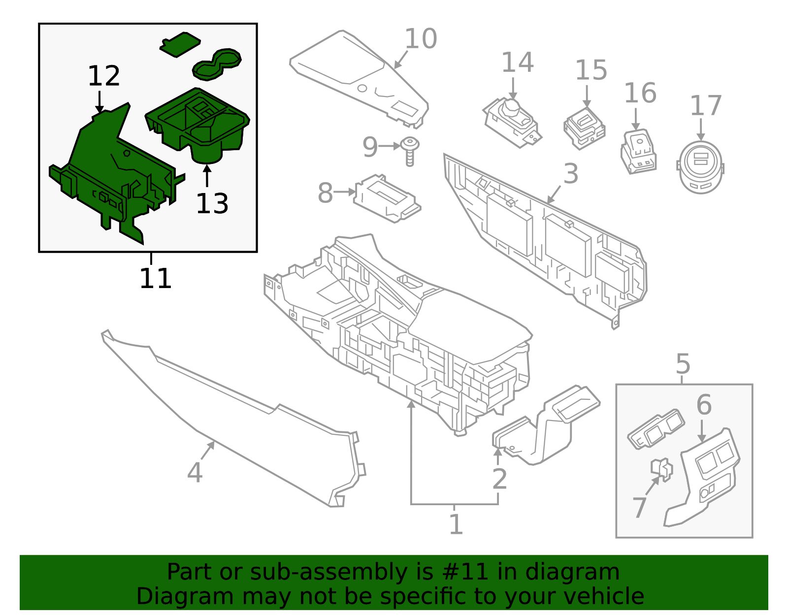 2019-2020 Infiniti QX50 Pocket Assembly 96924-5NA1A | Faulkner Infiniti ...