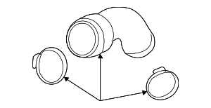 22744677 - Air Cleaner Outlet Duct 2010-2016 GM | Chevrolet Parts Direct