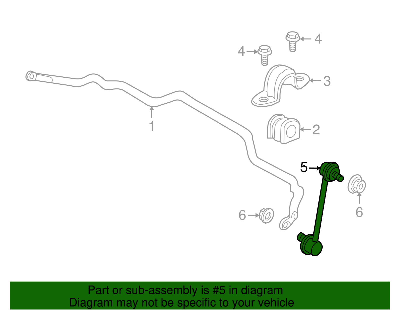 2004-2012 Ford | Motorcraft™ Stabilizer Link | MEF-200 | Walls' Ford Parts