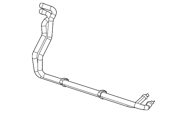 2009-2024 Mopar HVAC Heater Hose Assembly 55056906AH | MoparPartsCanada.ca