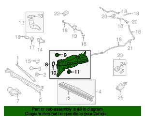 85355-60180 - Washer Fluid Reservoir 2008-2011 Lexus LX570 | AutoNation ...