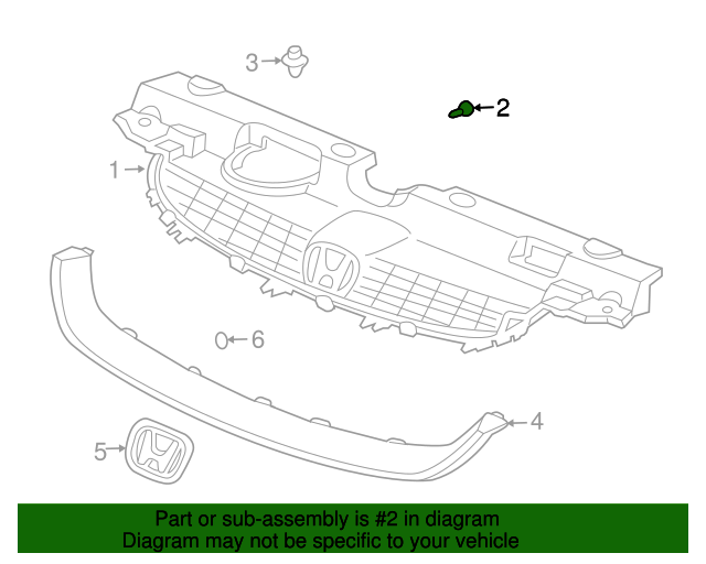 2002-2011 Honda Screw, Tapping (4X12) 93903-223J0 | Honda Parts Online