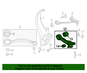 Jaguar OEM Rear Lower Control Arm Part# C2D35201 | OEM Vehicle Parts
