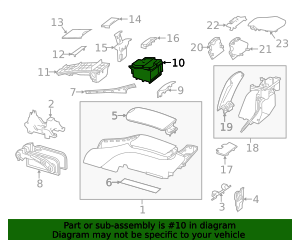 222-680-04-14-28-9051 - Cup Holder 2018-2023 Mercedes-Benz | Mercedes ...