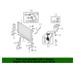 2000-2020 Audi Genuine Lower Hose Retainer Spring Part# 1j0121142 ...