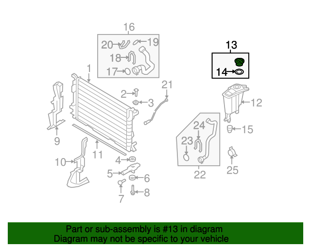3B0-121-321 - Cap 1998-2018 Audi | Audi OEM Parts