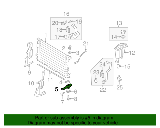 8K0-805-201 - Lower Mount 2008-2017 Audi | Audi OEM Parts