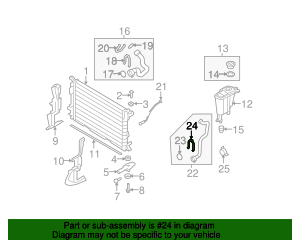 2000-2024 Audi Lower Hose Retainer Spring 1J0-121-142 | Audi USA Parts