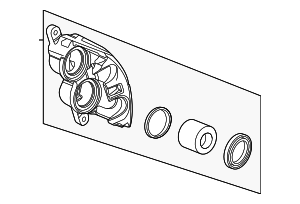 2020-2024 GM Front Passenger Side Disc Brake Caliper without Pads and ...