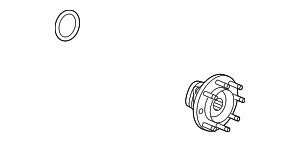 2020-2023 GM Front Wheel Hub and Bearing Assembly (Replaces 13512698 ...