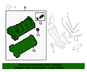 948-105-136-23 - Engine Valve Cover 2010-2018 Porsche | AutoNationParts.com