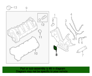 2003-2018 Porsche Front Cover Seal 948-101-910-20 | OEM Parts Online