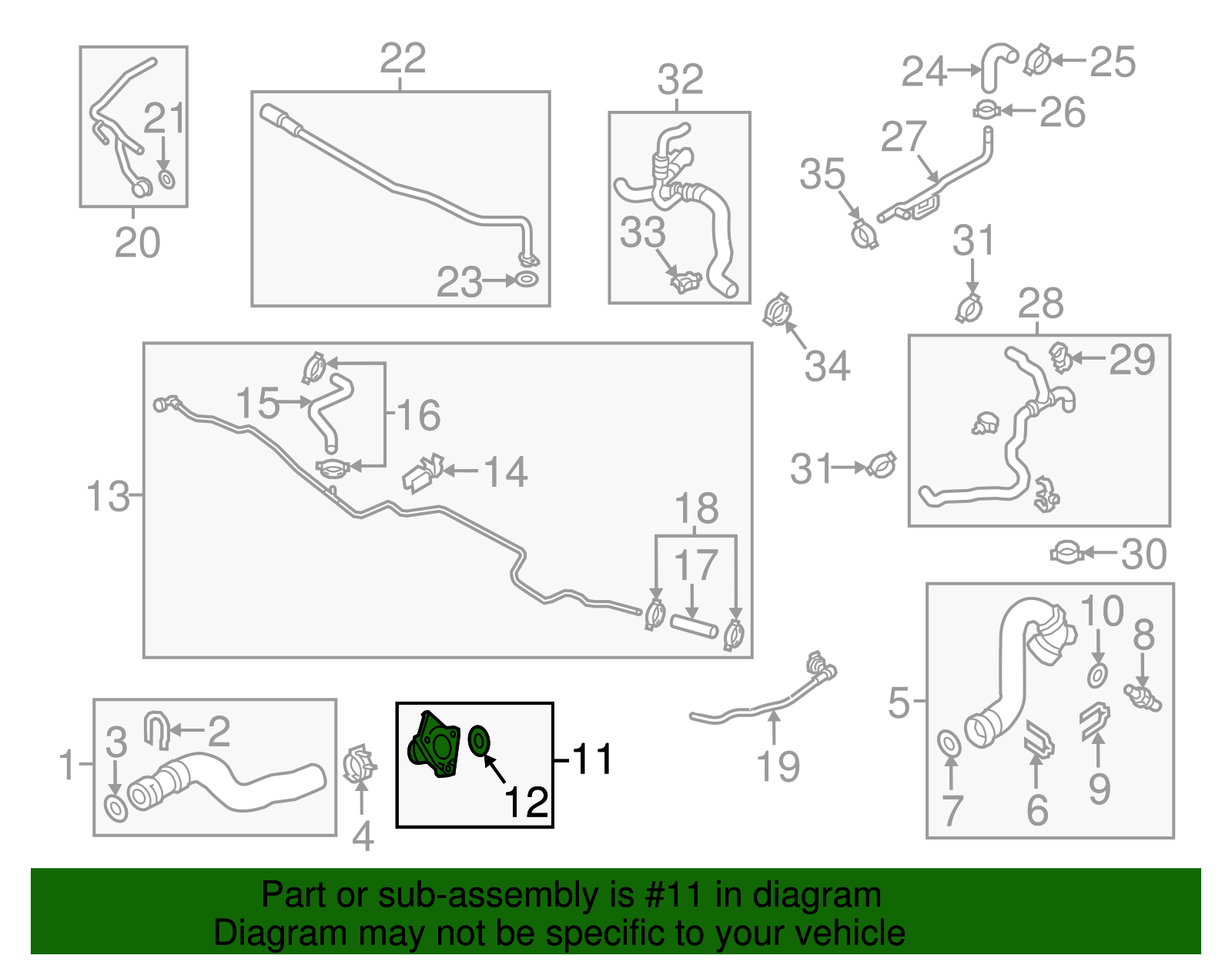 2013-2018 Audi Adapter 079-121-137-M | TascaParts.com