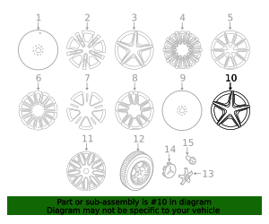 205-401-21-01-7Y51 - Wheel, Alloy 2019-2020 Mercedes-Benz | Mercedes ...