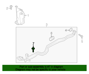 Genuine BMW 07-12-9-907-276 | Mount Bracket Screw | FREE Shipping on ...