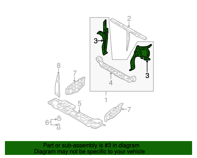 64101-4D010 - Side Panel 2006-2014 Kia Sedona | Kia.Parts Store