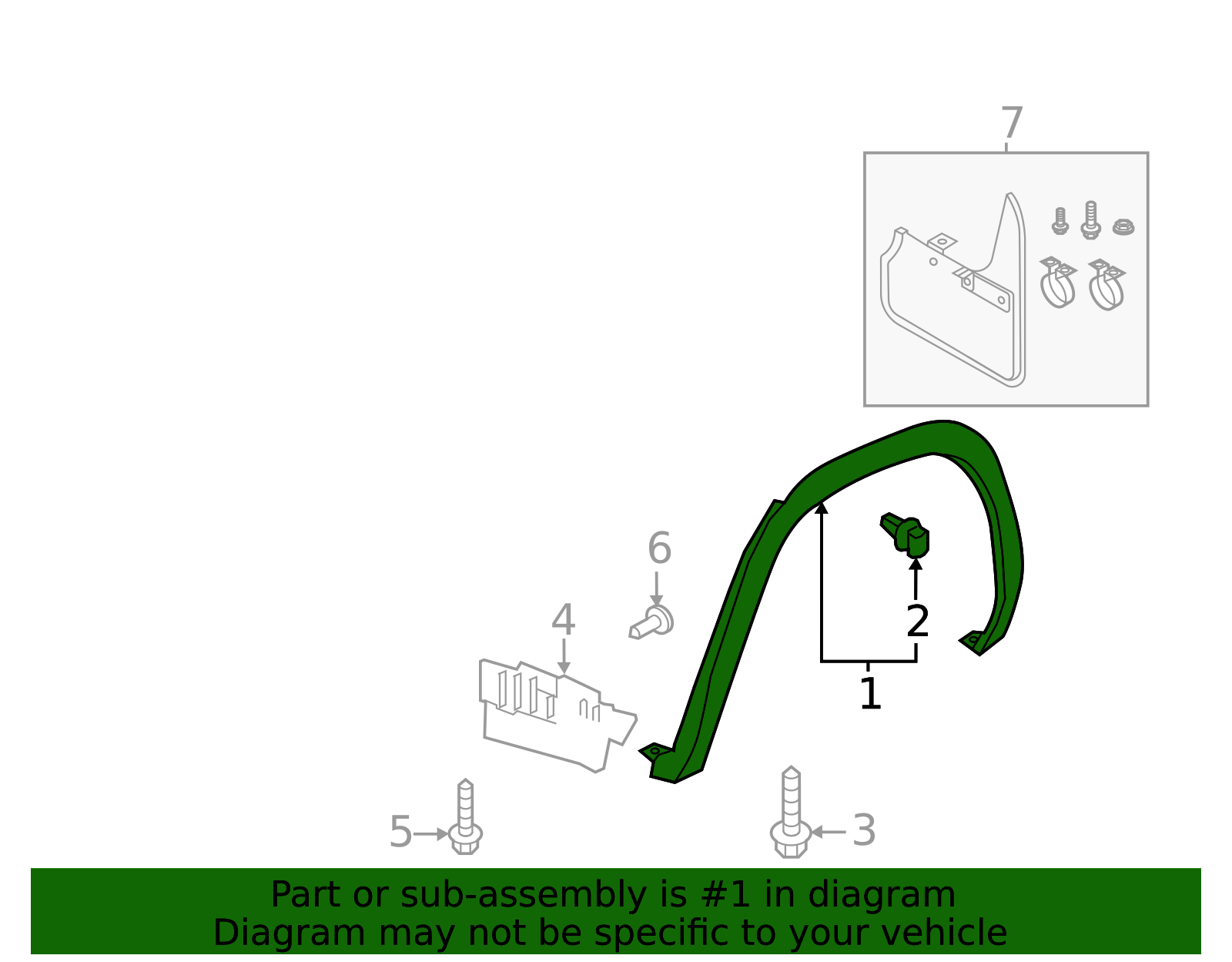 2020-2025 Volkswagen Atlas Cross Sport Wheel Opening Molding 3CM-853 ...