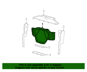 Genuine OEM Ford Part - Radiator Support 6C3Z-16138-AA | Genuine OEM ...