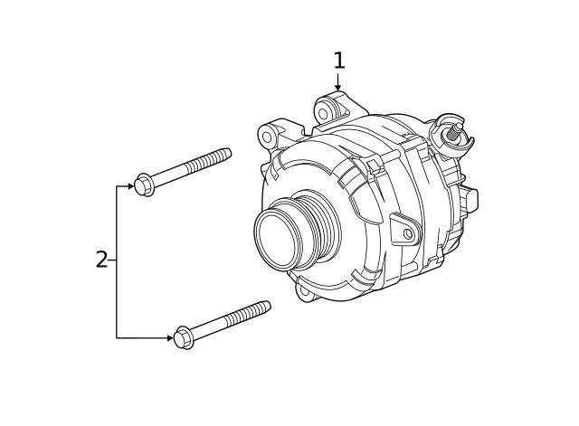 2022-2024 GM Alternator 13546926 GM | GMPartsDirect.com