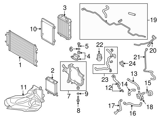 4H0-121-057-N - Front Hose 2016-2018 Audi S8 | Audi OEM Parts