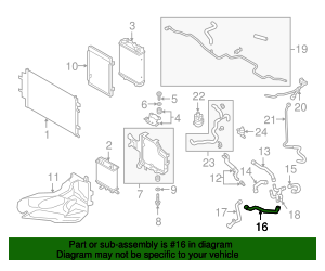 2016-2018 Audi S8 Front Hose 4H0-121-612 | OEM Parts Online