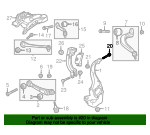 WHT-007-963 - Knuckle Upper Bolt 2011-2018 Audi | Audi OEM Parts