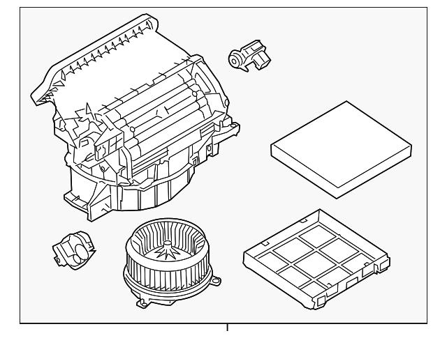 Genuine OEM Blower Assembly Part# LR144592 Fits 2020-2022 Land Rover ...